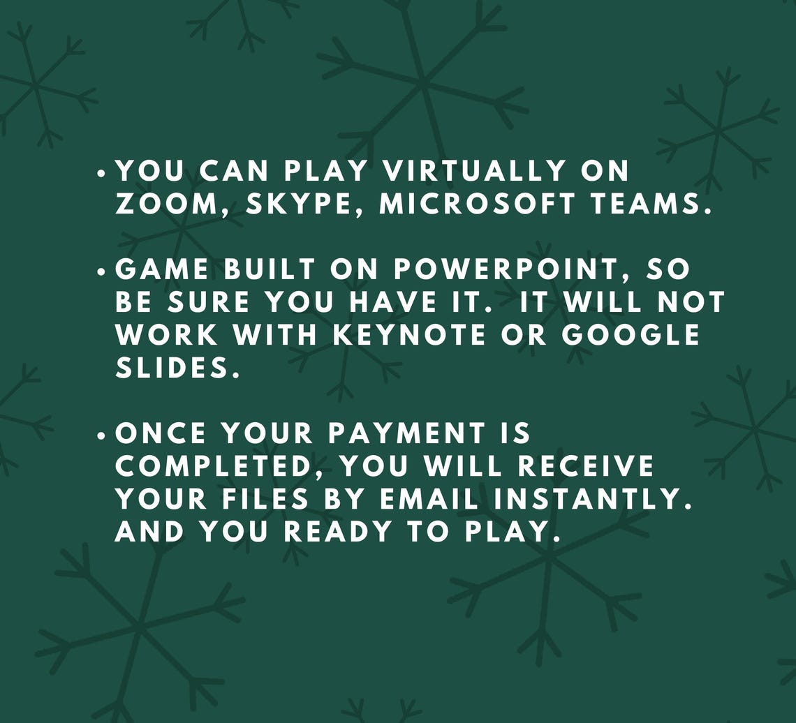 Holiday Memory Game Powerpoint | Virtual Christmas Party Game | Festive ...