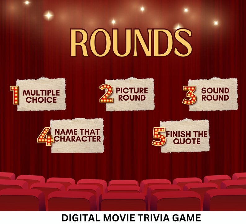 Ultimate Movie Trivia Game | Movie Quiz Night | Fun Group Activity ...