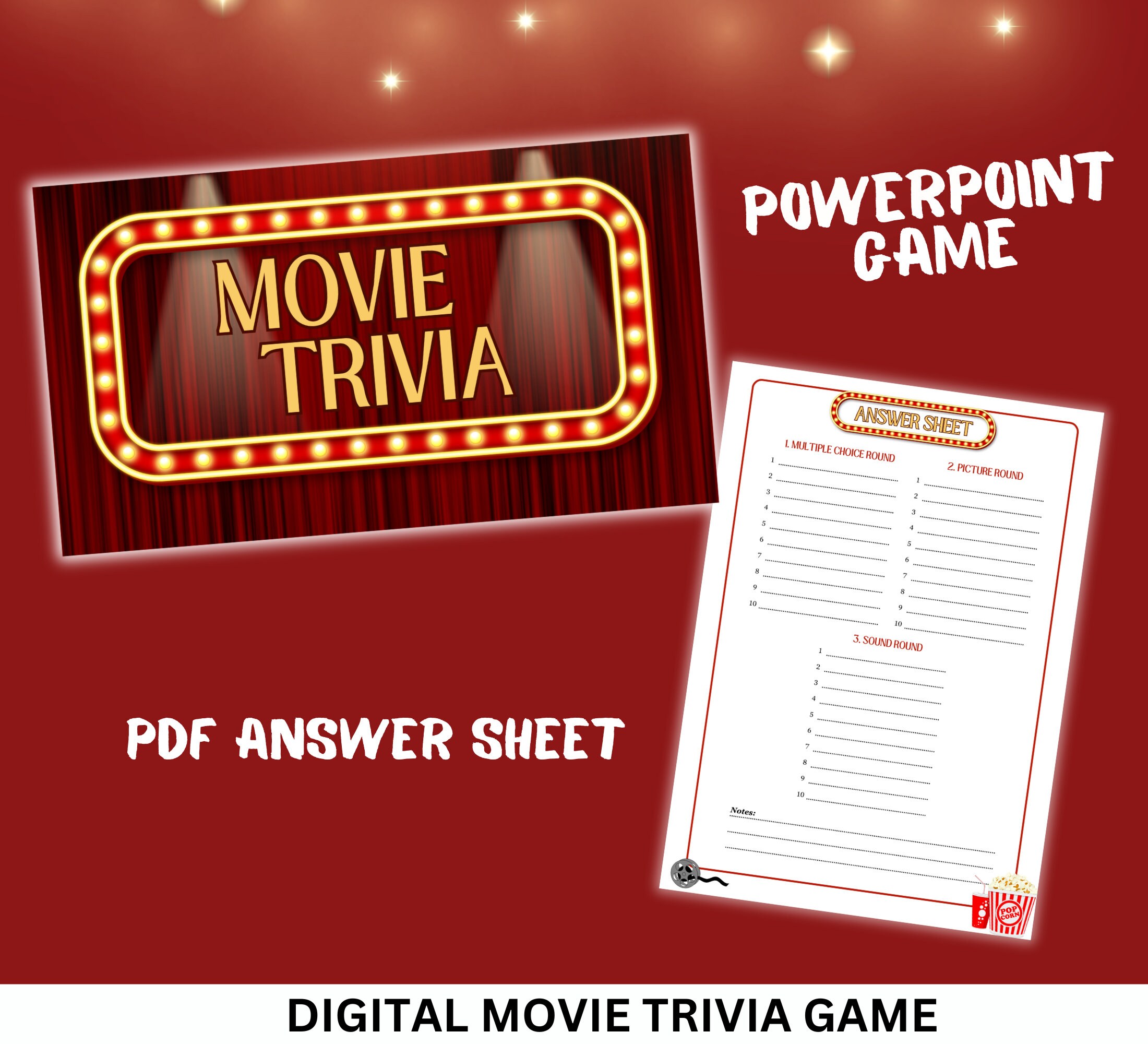 Ultimate Movie Trivia Game | Movie Quiz Night | Fun Group Activity ...