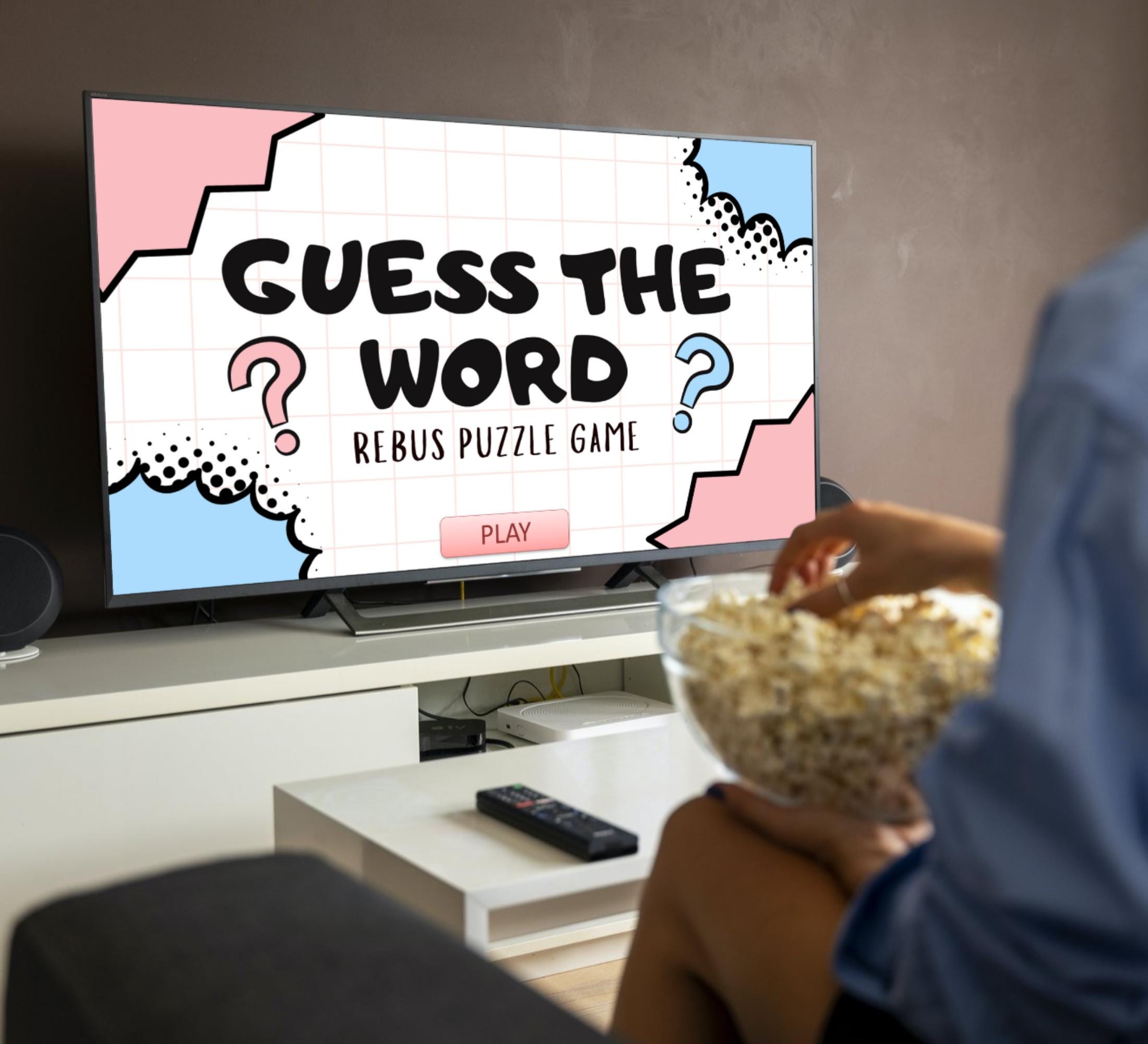 Guess the Word Powerpoint Game, Rebus Puzzles, Word Puzzle Quiz Game ...