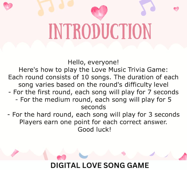 Valentine's Day Fun: Powerpoint Game, Name That Love Song, Couples ...