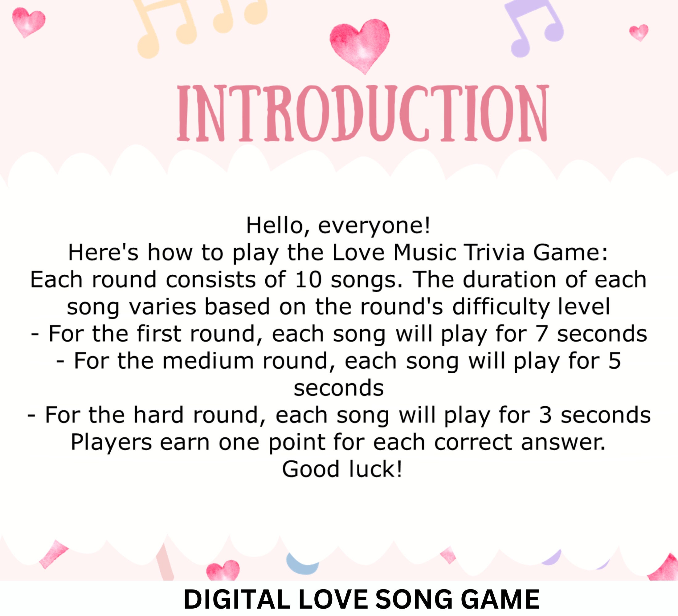 Valentine's Day Fun: Powerpoint Game, Name That Love Song, Couples ...