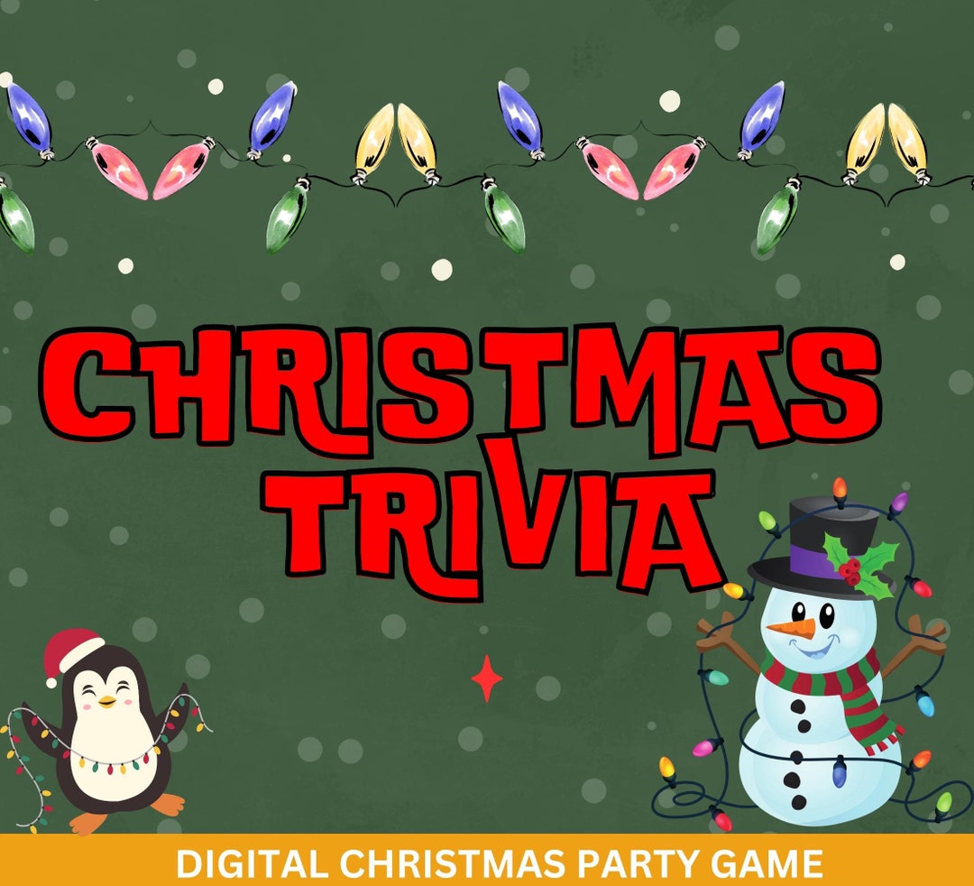 Christmas Quiz Game - Interactive Powerpoint for Holidays Party ...