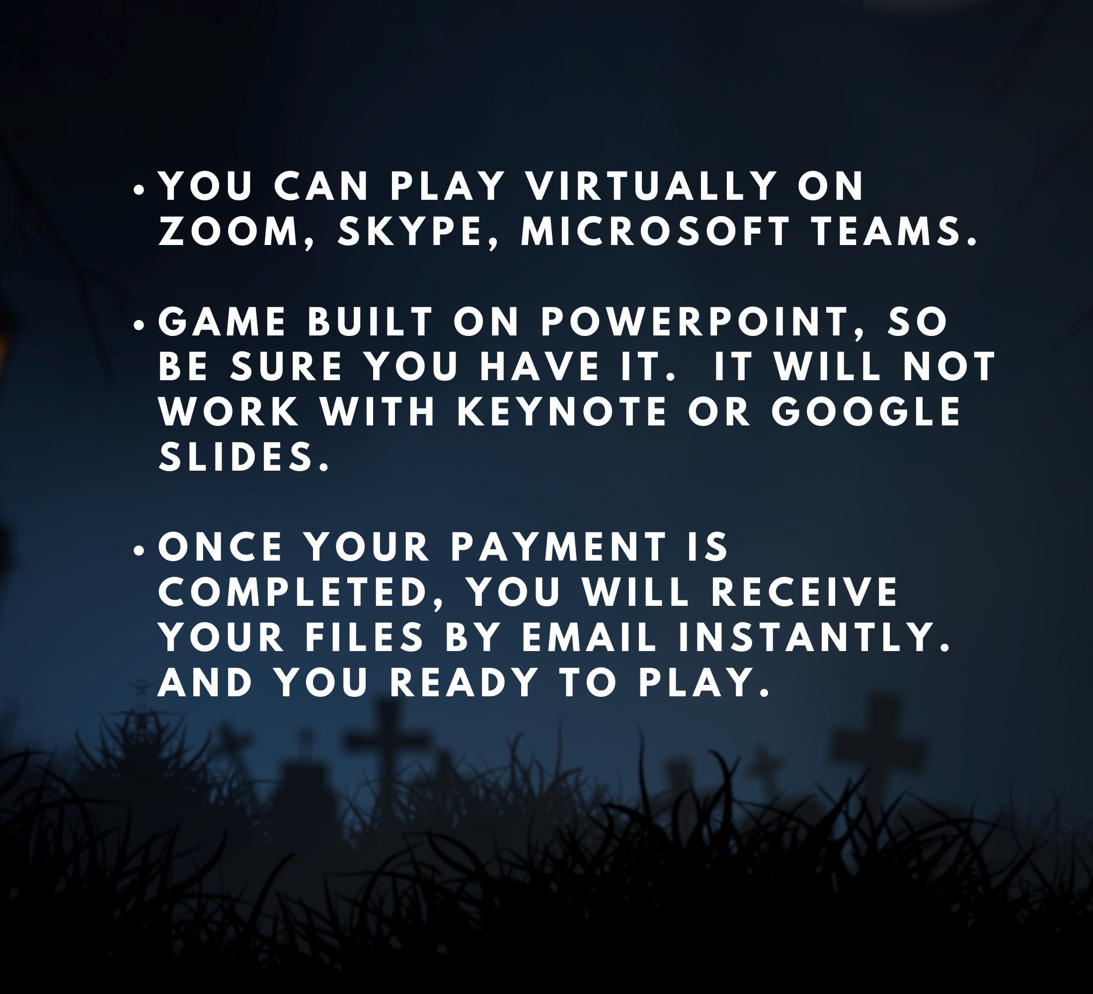 Halloween Hangman Game – 25 Spooky Words – Digital Download Powerpoint ...