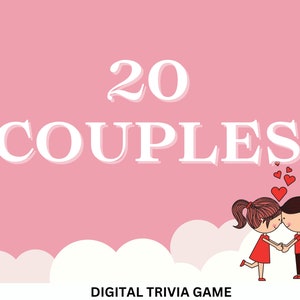 Fun and Interactive Guess the Iconic Couple Powerpoint Game, Perfect ...