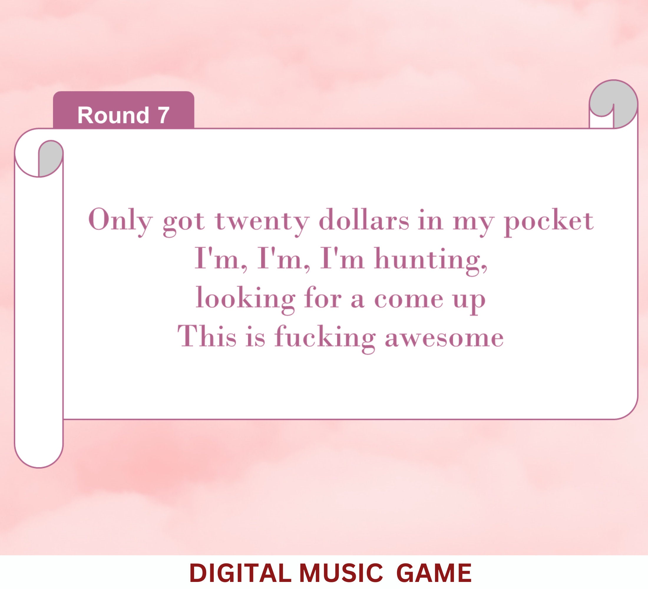 Guess the Song Title Game, Powerpoint Game, Music Lyrics Game, Music ...