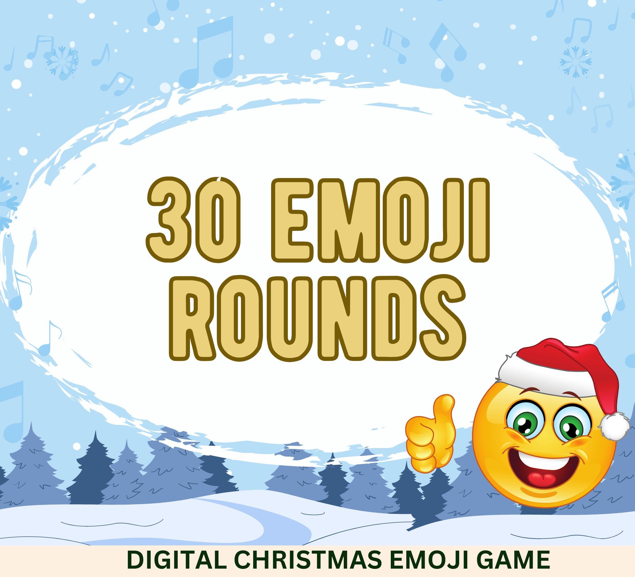 Christmas Songs Emoji Challenge, Fun Powerpoint Game With 30 Emoji ...