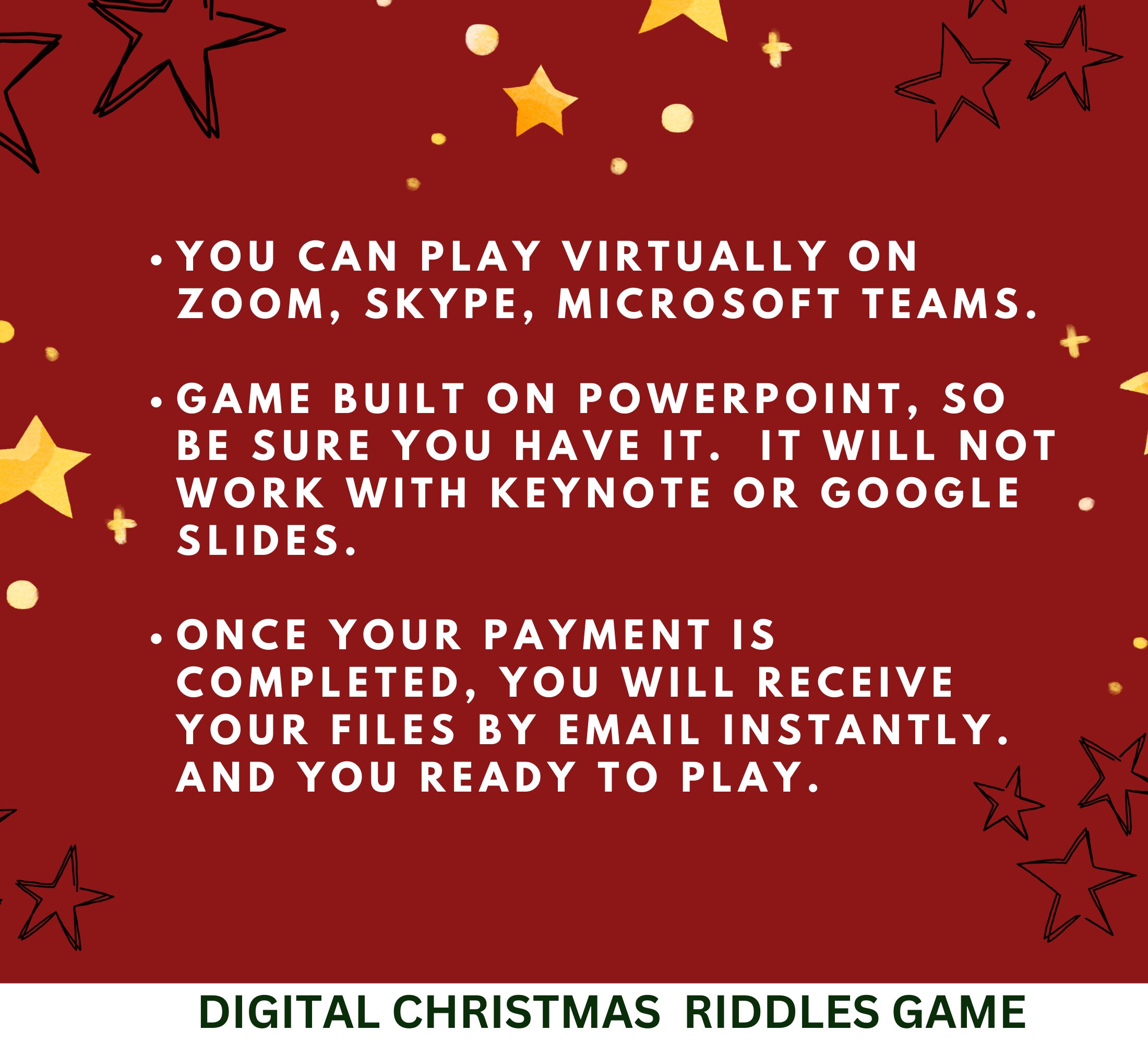 Holiday Brain Teasers: Christmas Riddles Powerpoint Games 30 Rounds of ...