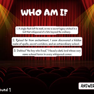 Who Am I? Guess the Movie Character Game – Digital Powerpoint Party ...