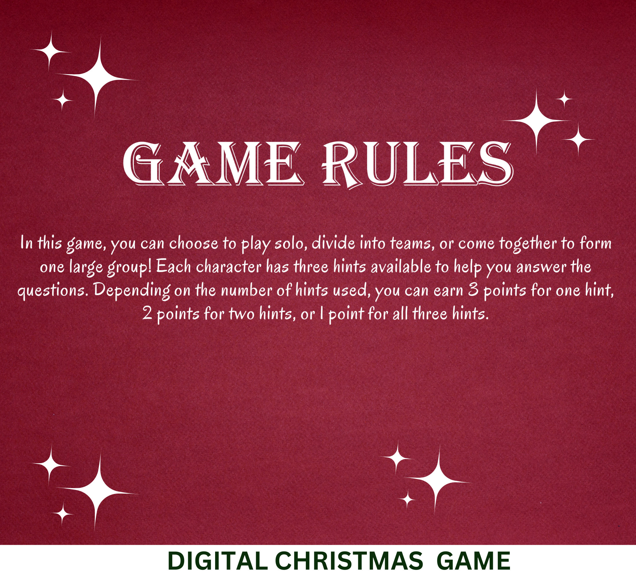 Guess Who Am I?, Fun Christmas Powerpoint Game for Holiday Parties ...