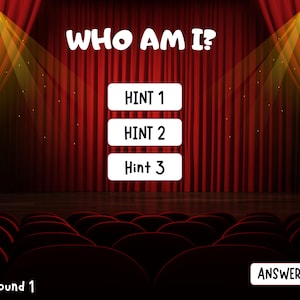 Who Am I? Guess the Movie Character Game – Digital Powerpoint Party ...