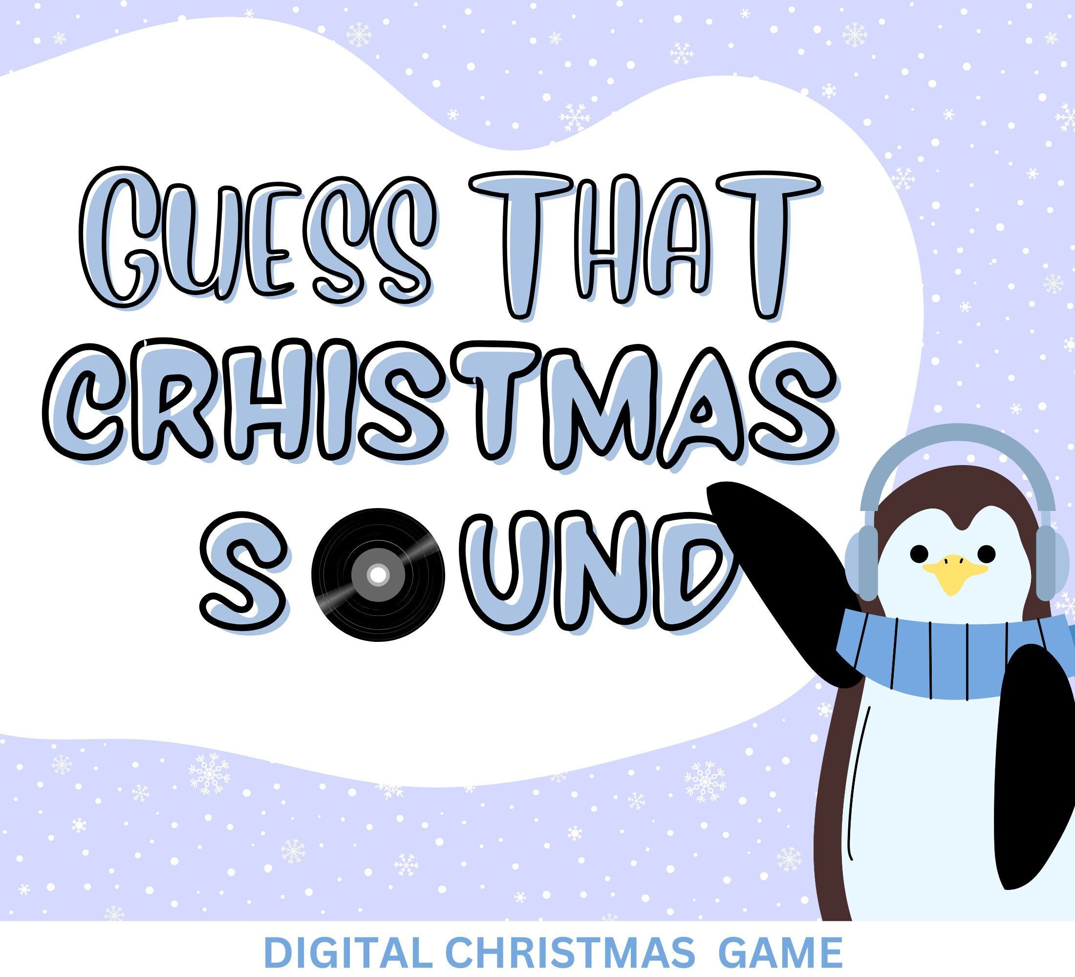Guess That Christmas Sound Game, Powerpoint Game, Christmas Party Game ...