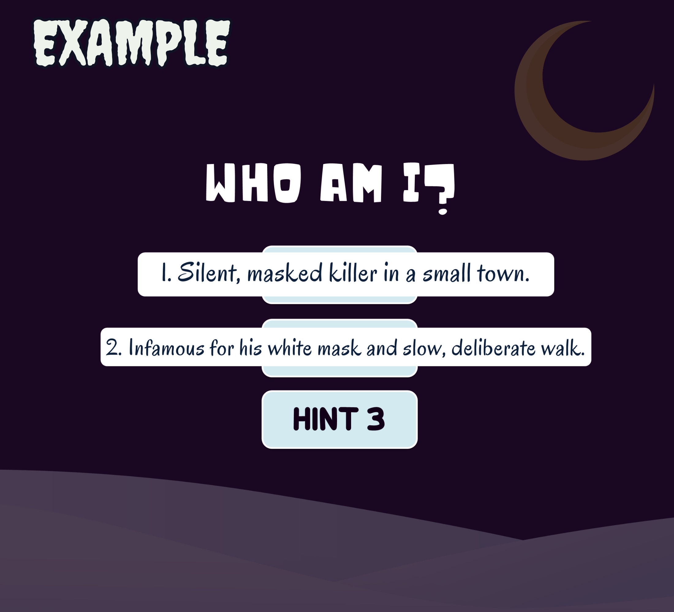 Guess the Halloween Character Challenge, Horror Movie Quiz, Guess Who ...