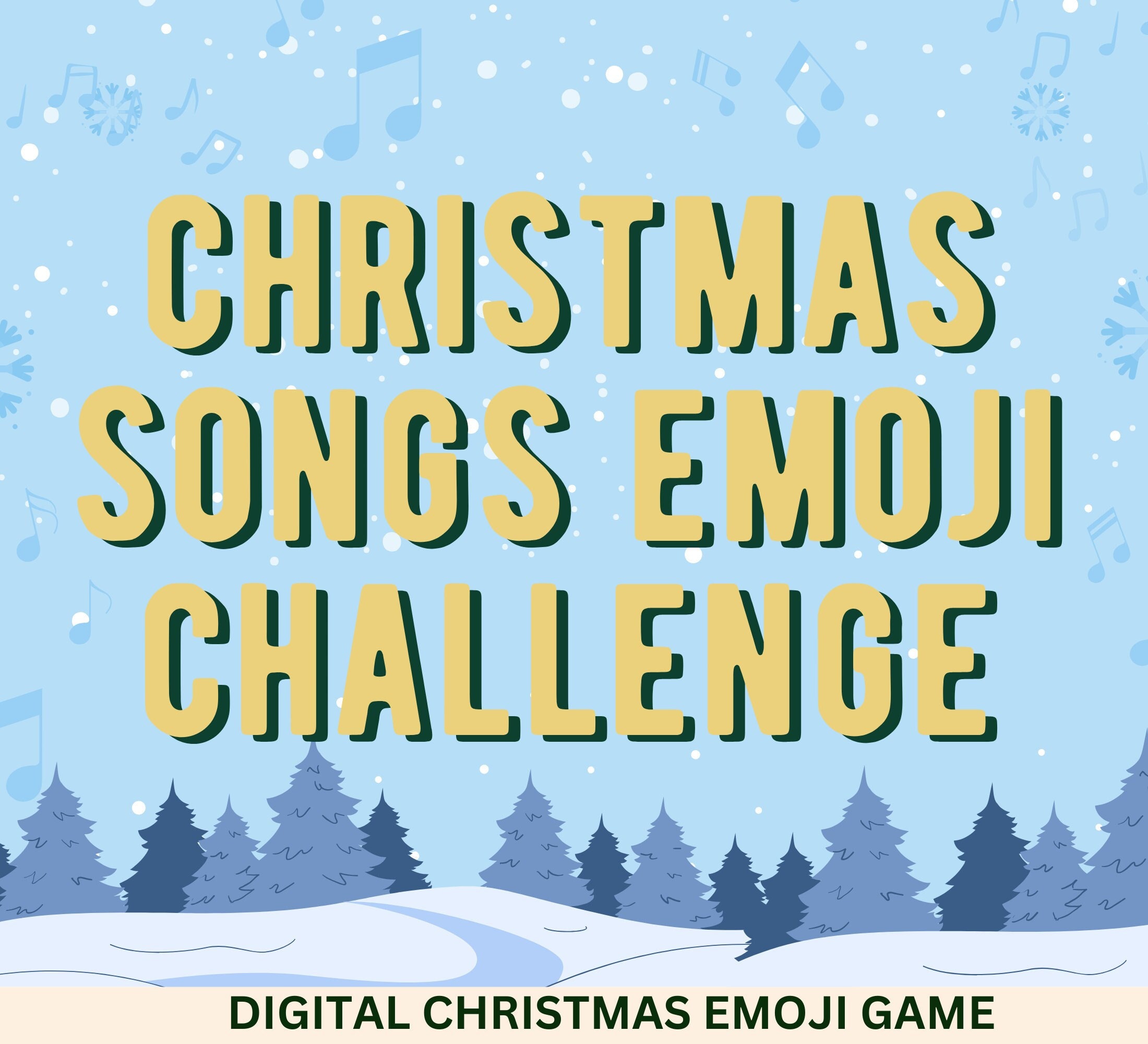 Christmas Songs Emoji Challenge Fun Powerpoint Game With 30 Emoji ...