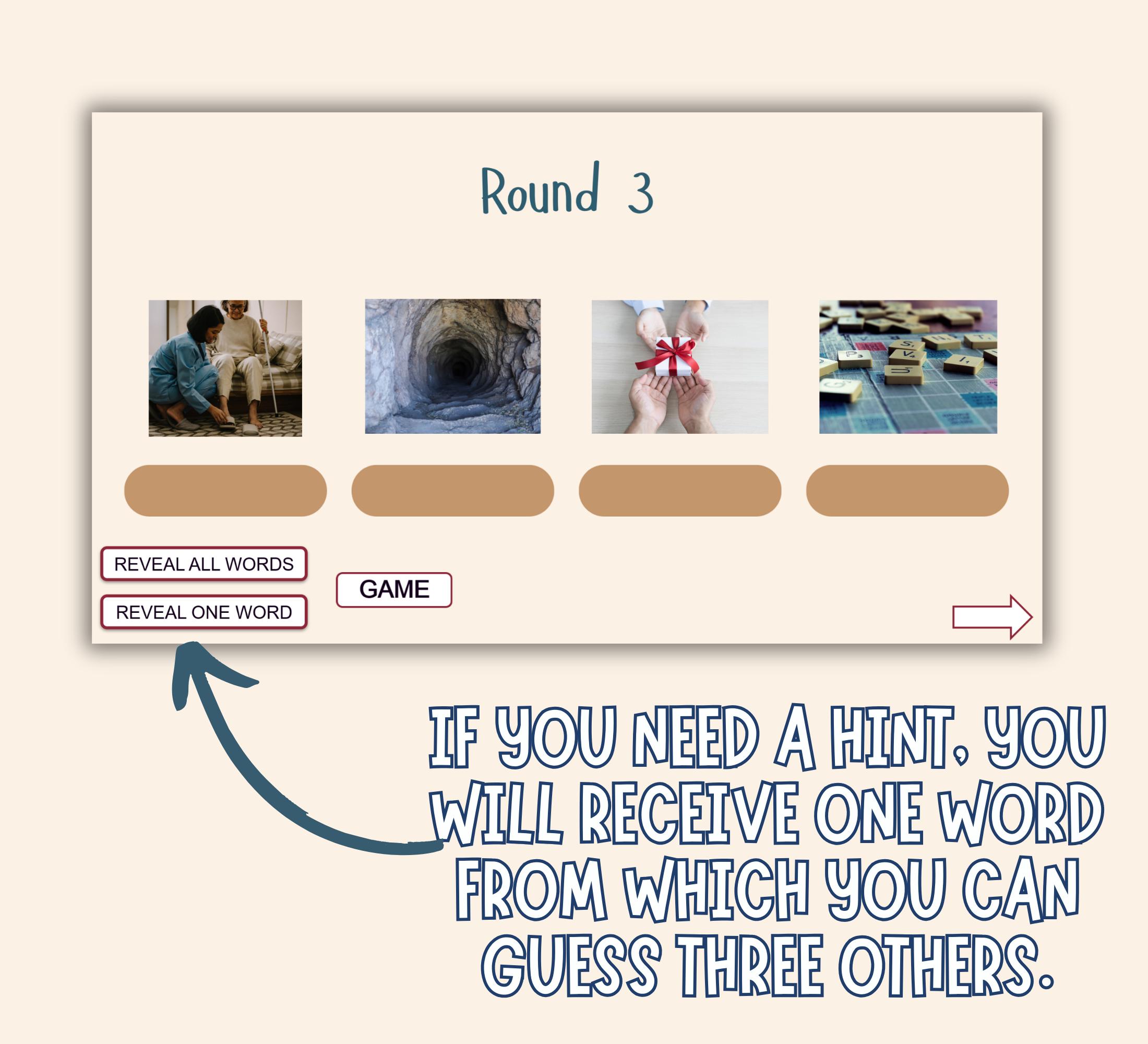 Word Chain Puzzle Game, Fun & Interactive Powerpoint Brain Teaser Game ...