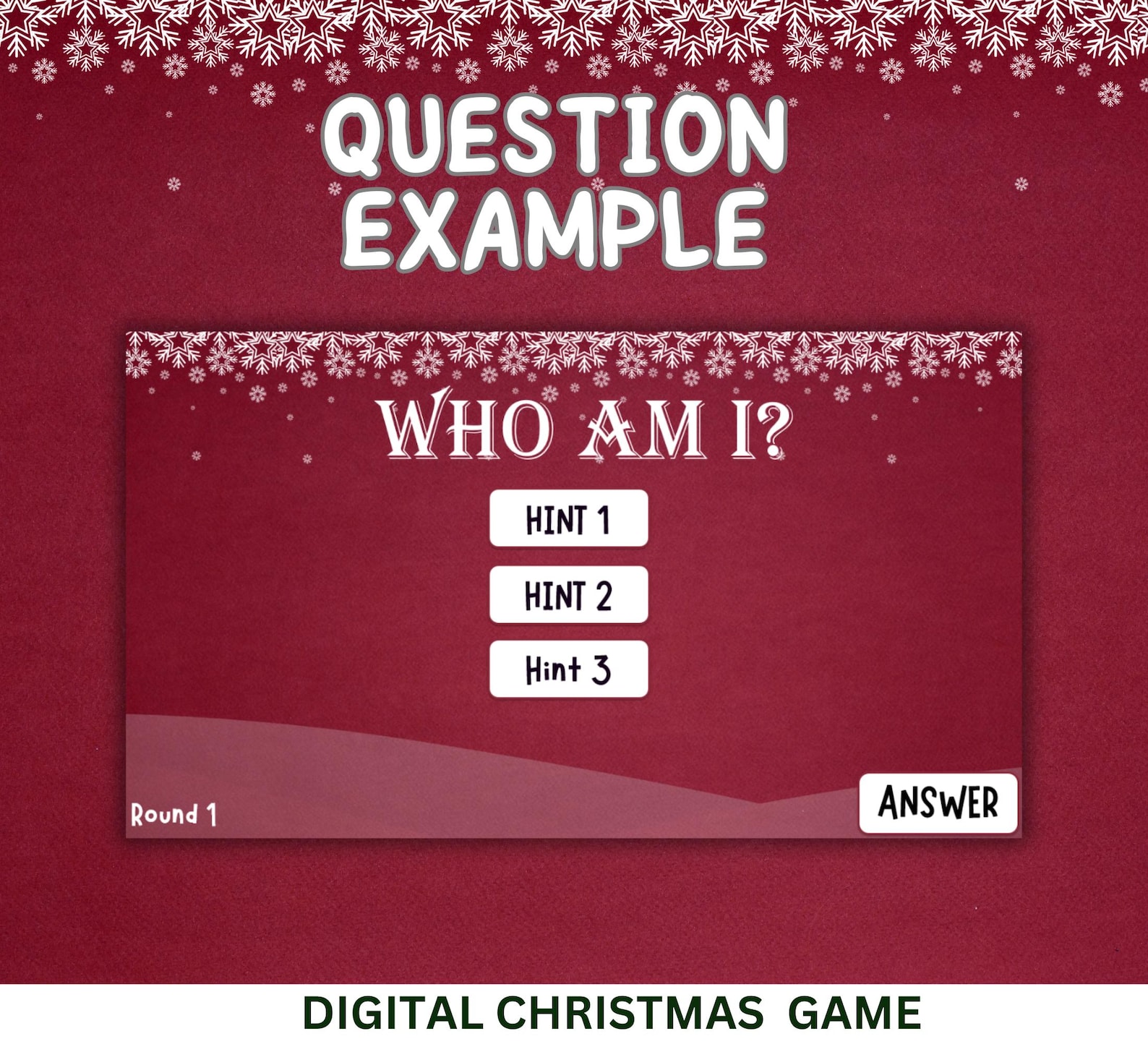Guess Who Am I?, Fun Christmas Powerpoint Game for Holiday Parties ...