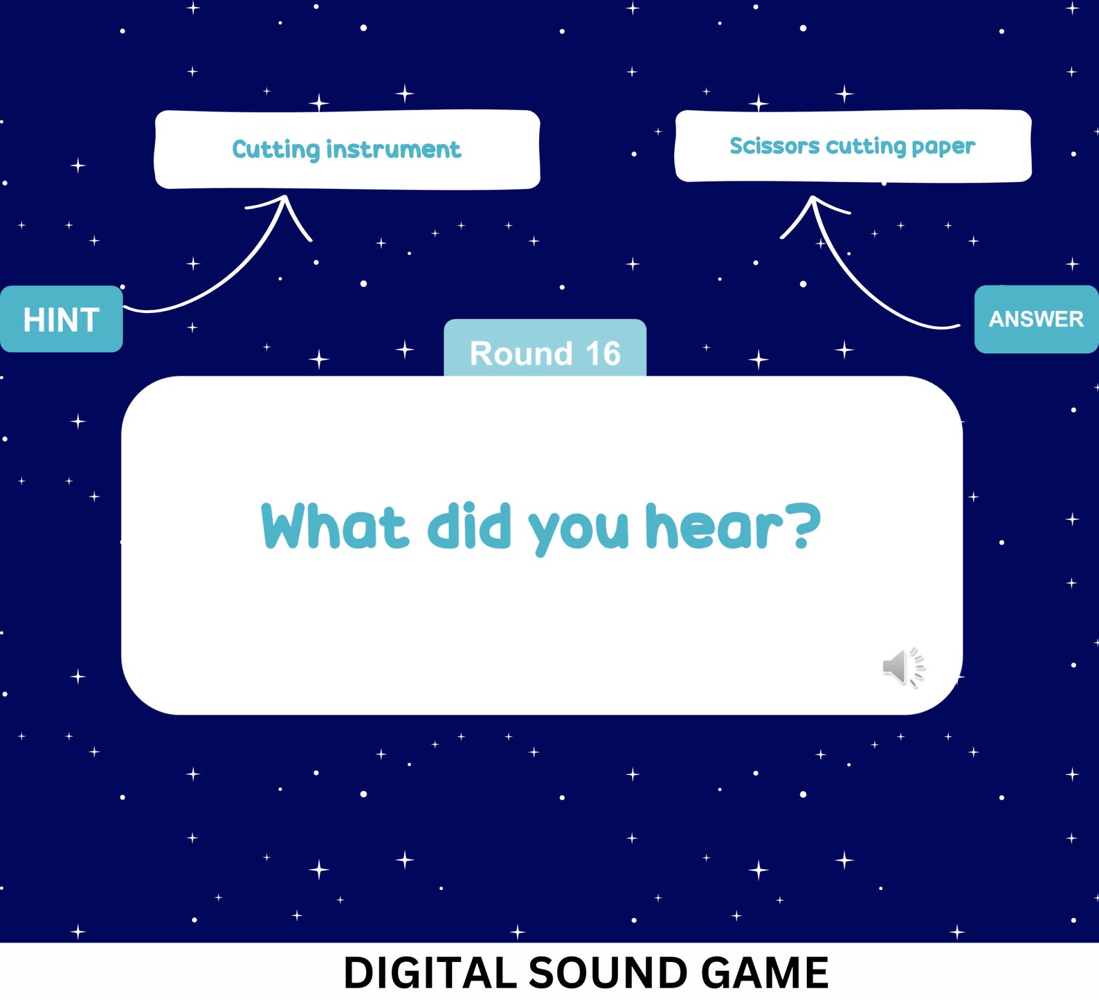 What's That Sound | Powerpoint Game | Guess the Sound Game | Sound Quiz ...