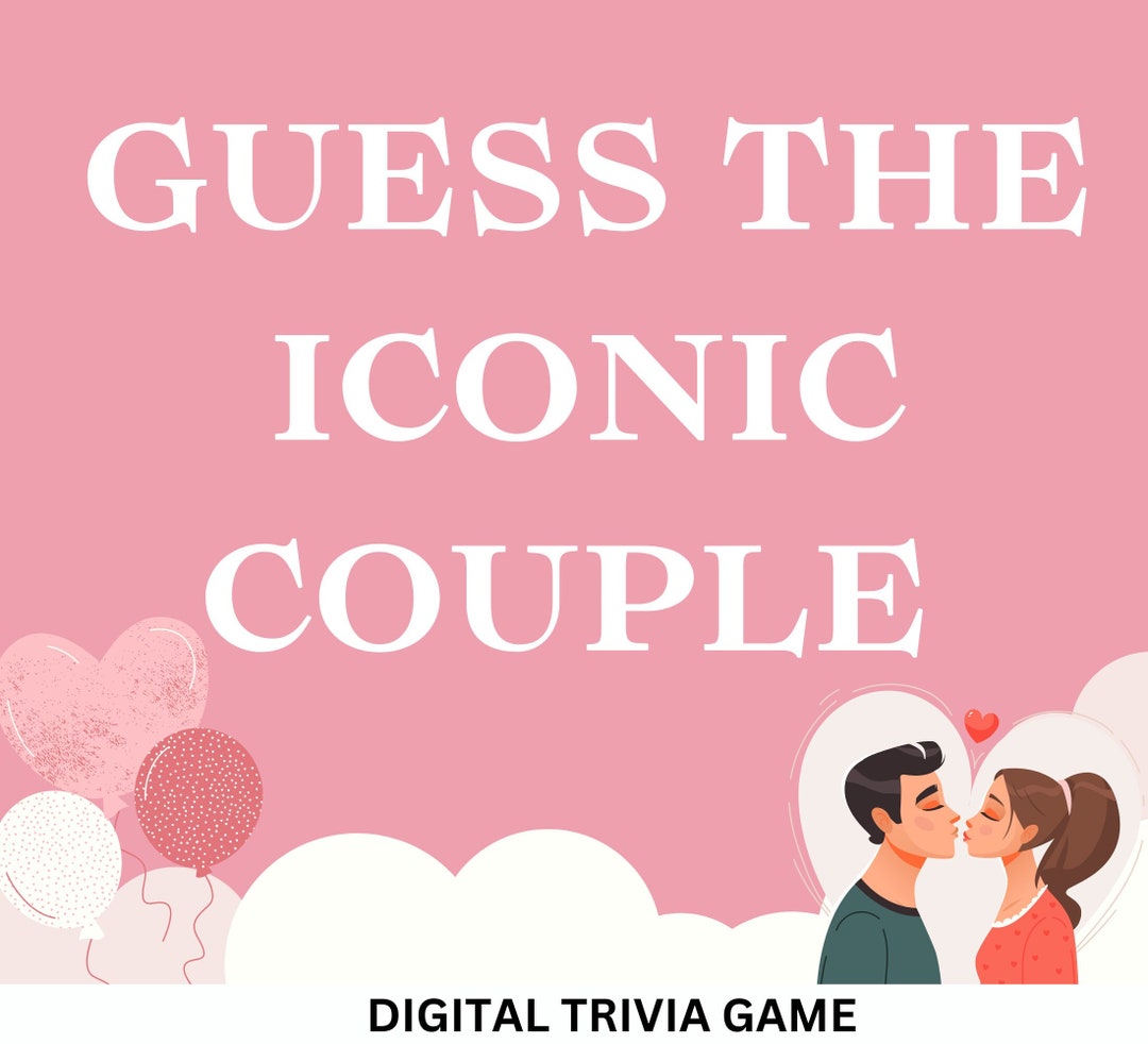 Fun and Interactive Guess the Iconic Couple Powerpoint Game Perfect for ...