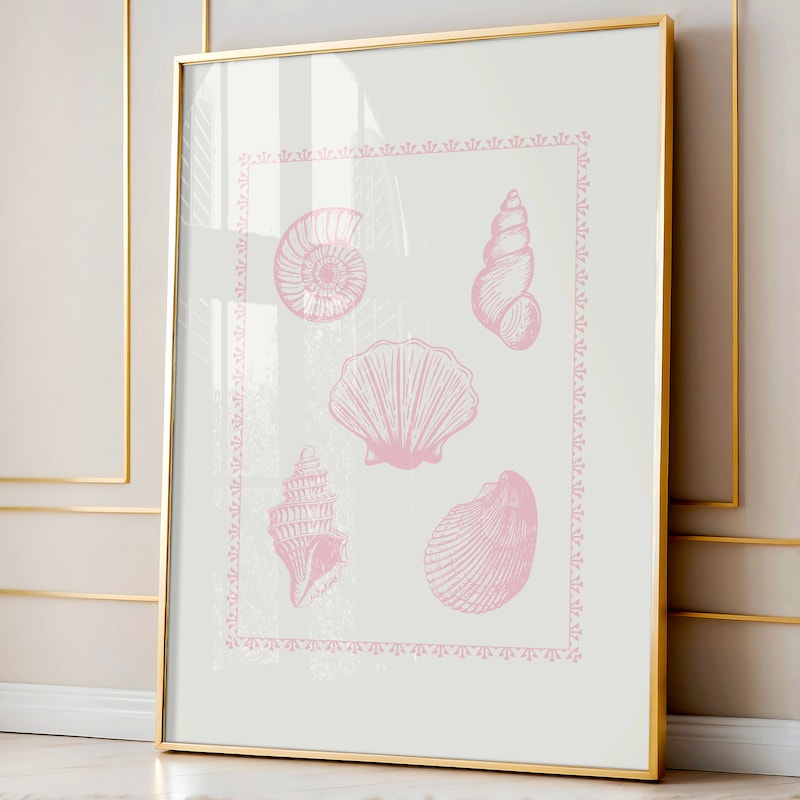 Pink Seashells - Etsy