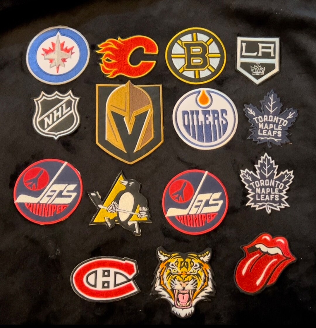 NHL Iron on Assorted Patches Embroidery Patches Can Also Be - Etsy Canada