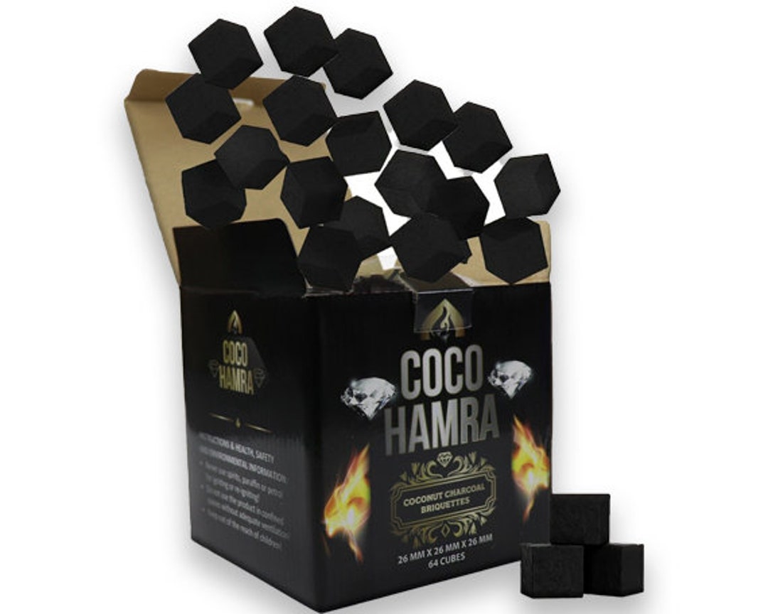 Coco Hamra Diamond Coconut Charcoal Incense Hookah Shisha Narguile Coal ...