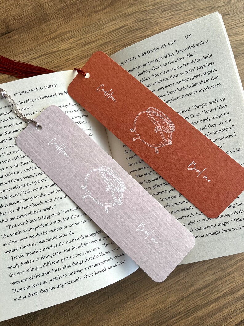 Cauldron Boil Me Bookmark Acotar Merch Booktok Merch - Etsy UK