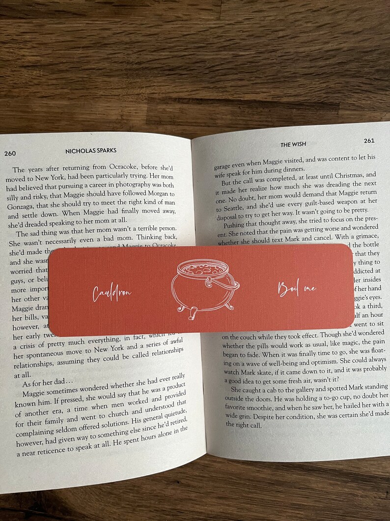 Cauldron Boil Me Bookmark Acotar Merch Booktok Merch - Etsy UK