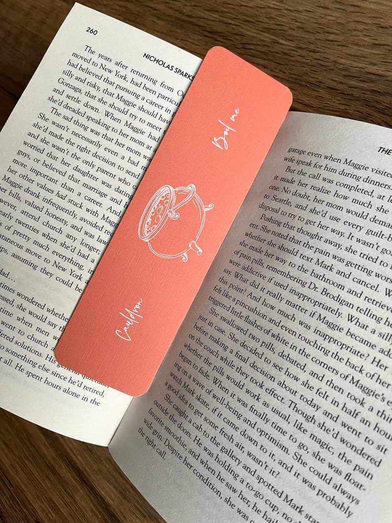 Cauldron Boil Me Bookmark Acotar Merch Booktok Merch - Etsy UK