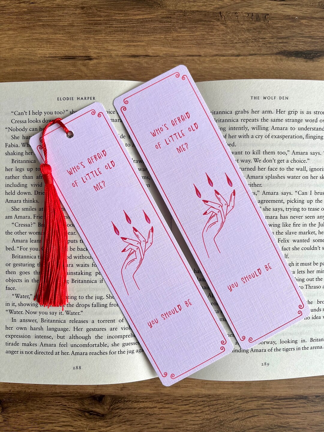 Whos Afraid of Little Old Me Bookmark Taylor Swift Aelin Galathynius ...