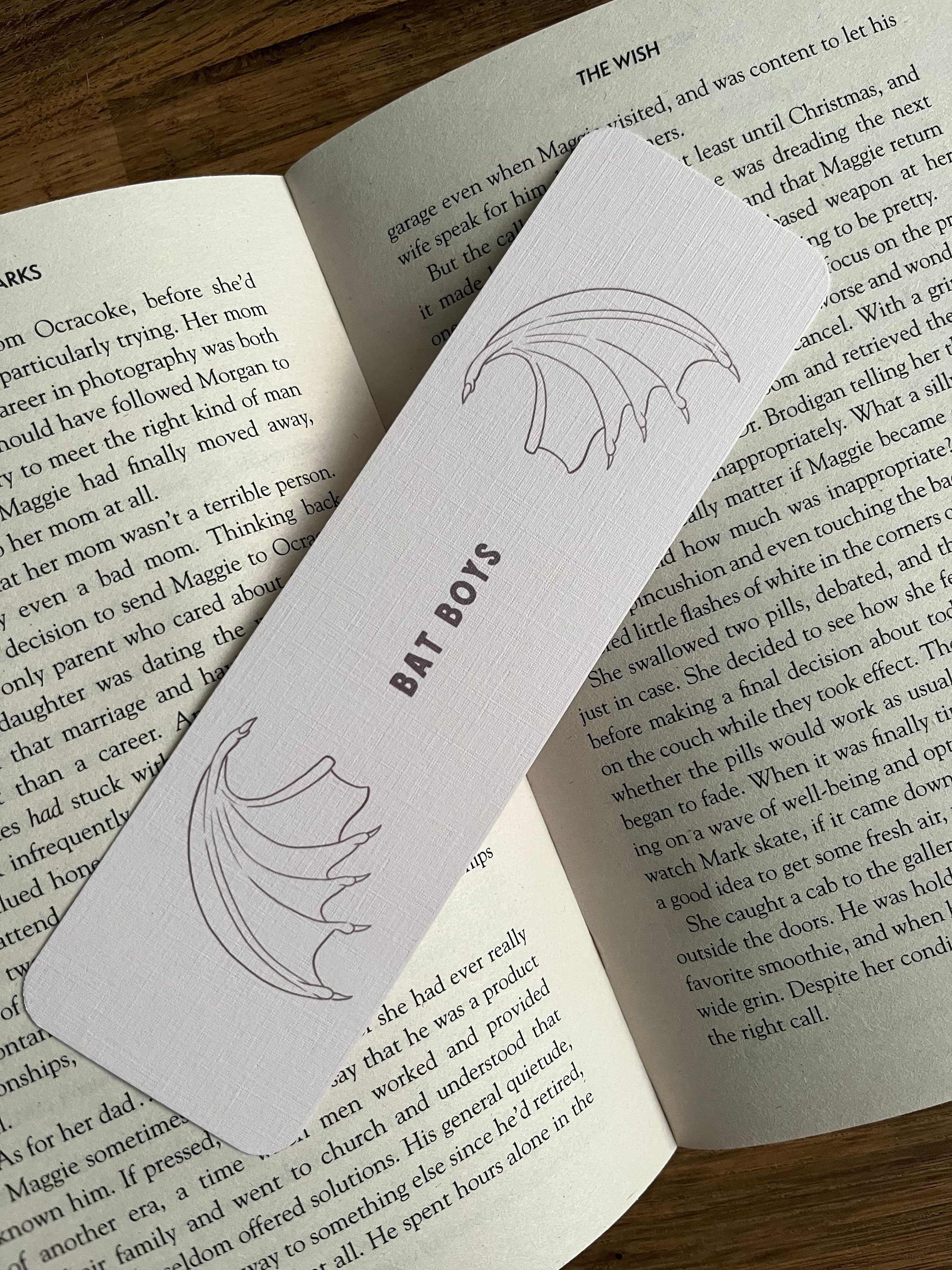 Bat Boys Bookmark Acotar Merch Booktok Rhysand Cassian and Azriel - Etsy UK