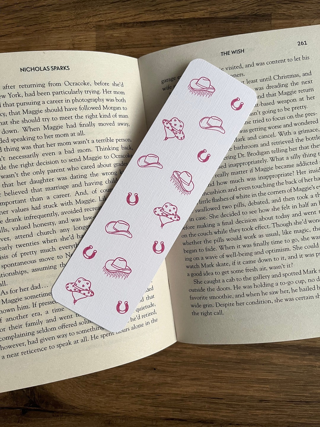 Cowgirl Bookmark | Cowboy Romance Bookmark - Etsy