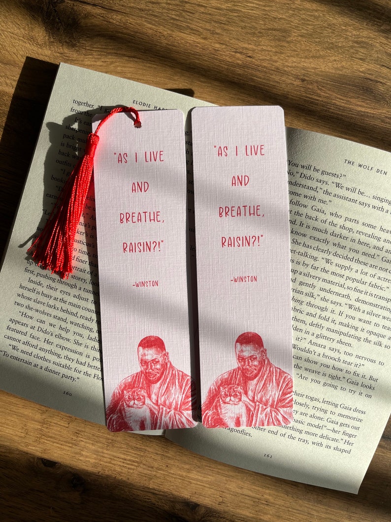Winston Bishop New Girl Bookmark | as I Live and Breath, Raisin?! - Etsy