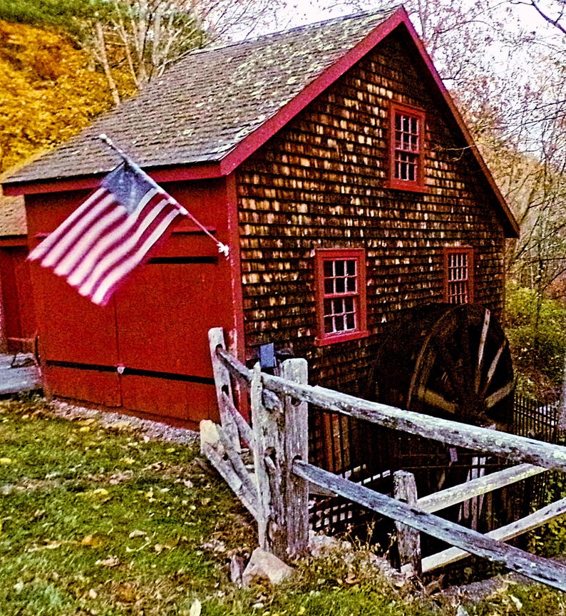 Rustic Water Mill - Etsy