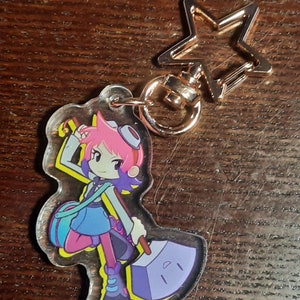 Scott Pilgrim/ramona Flowers Puyo Puyo Acrylic Keychain - Etsy