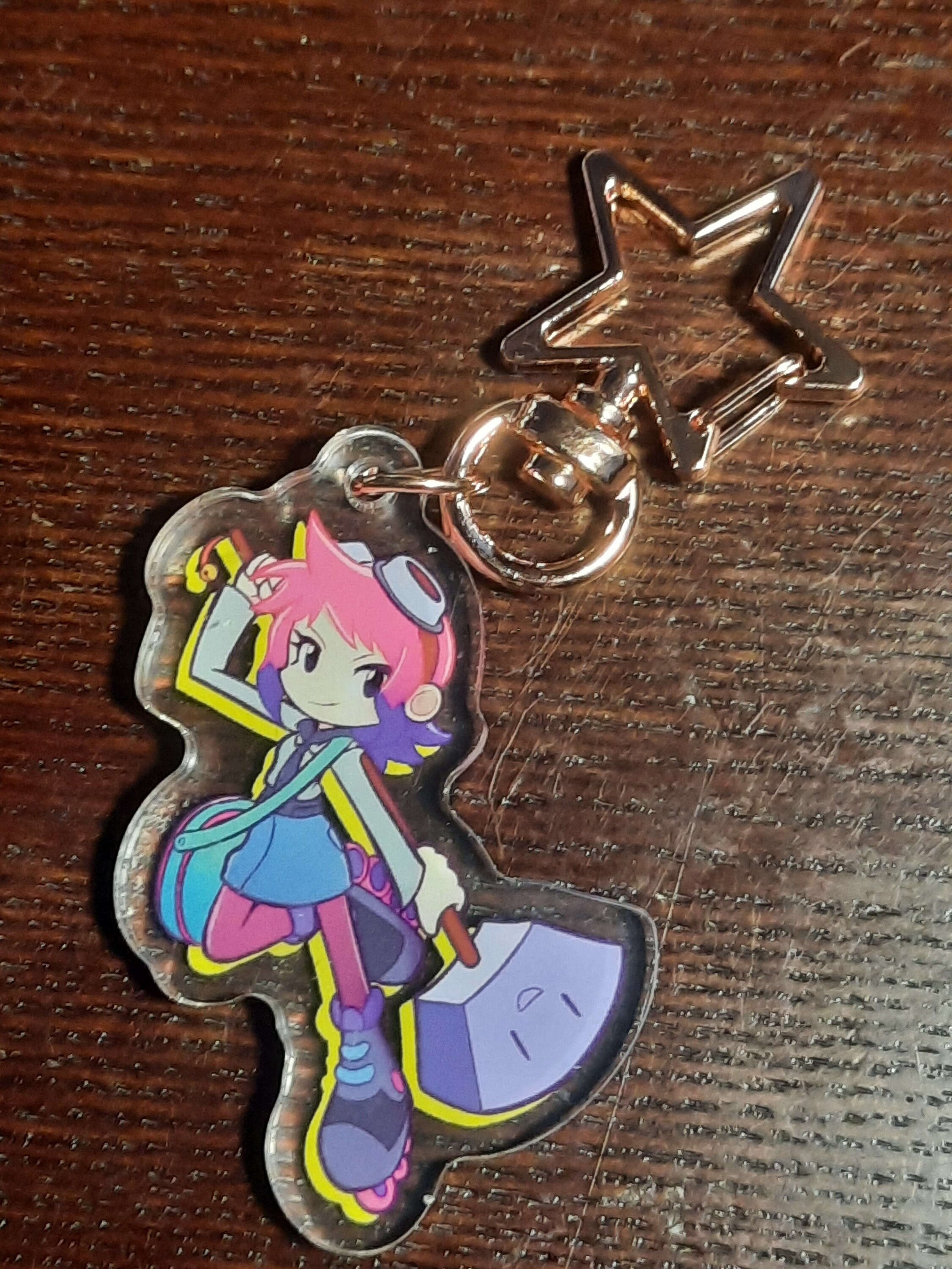 Scott Pilgrim/ramona Flowers Puyo Puyo Acrylic Keychain - Etsy
