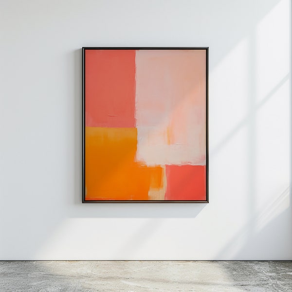 Color Block Art - Etsy