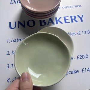 Pastel Ceramic Sauce Dish Set: Minimalist Dipping Bowls, Soft Colors - Etsy