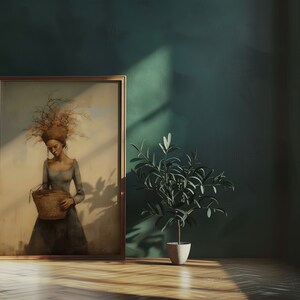 Rustic Portrait Art, Rustic Country Farmhouse Wall Decor Vintage Style ...