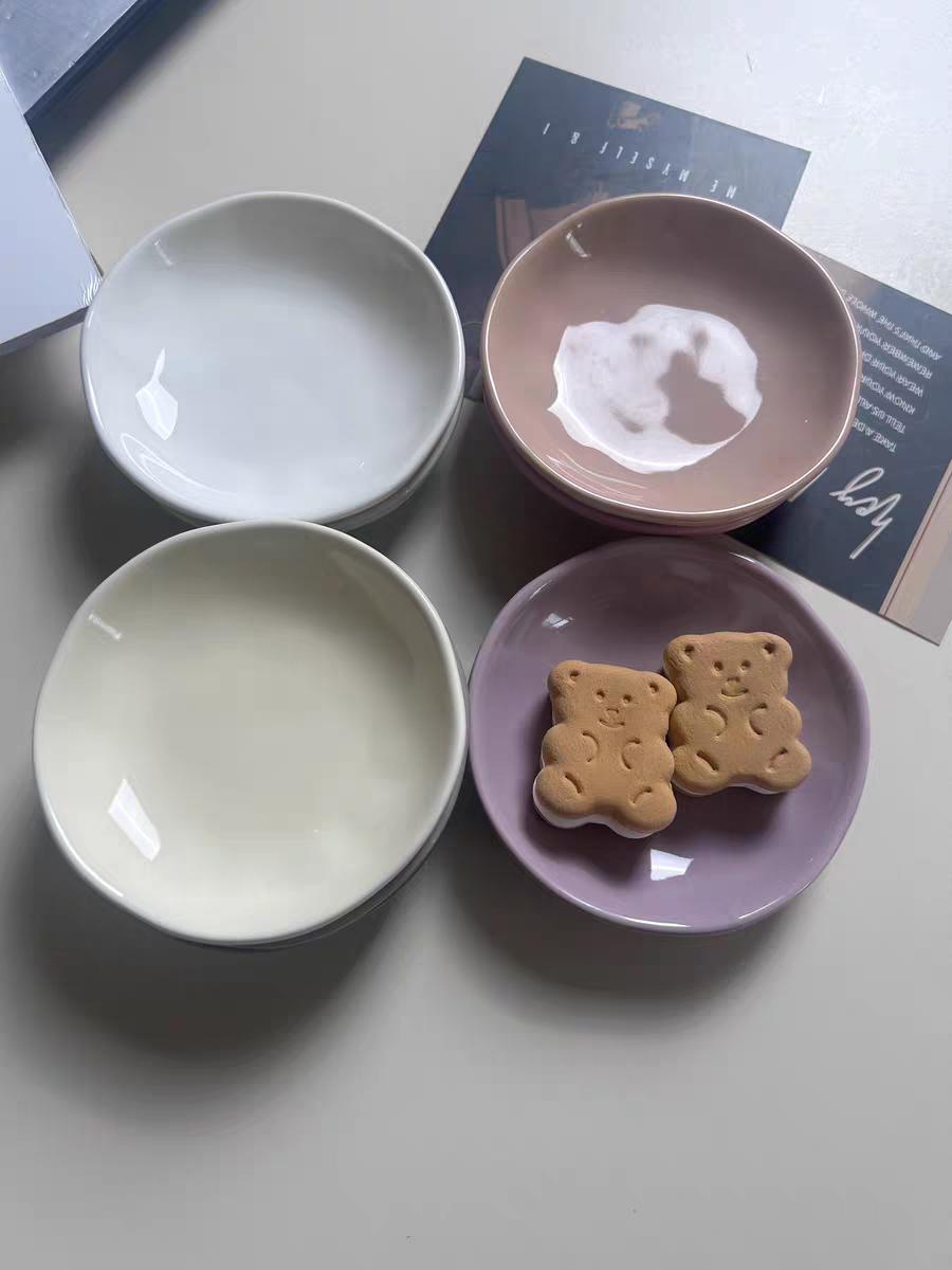Pastel Ceramic Sauce Dish Set: Minimalist Dipping Bowls, Soft Colors - Etsy
