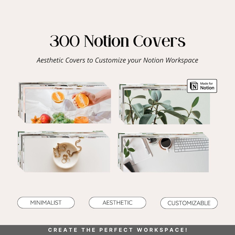 Notion Covers Bundle, Aesthetic Notion Covers, Banner Notion, Images ...