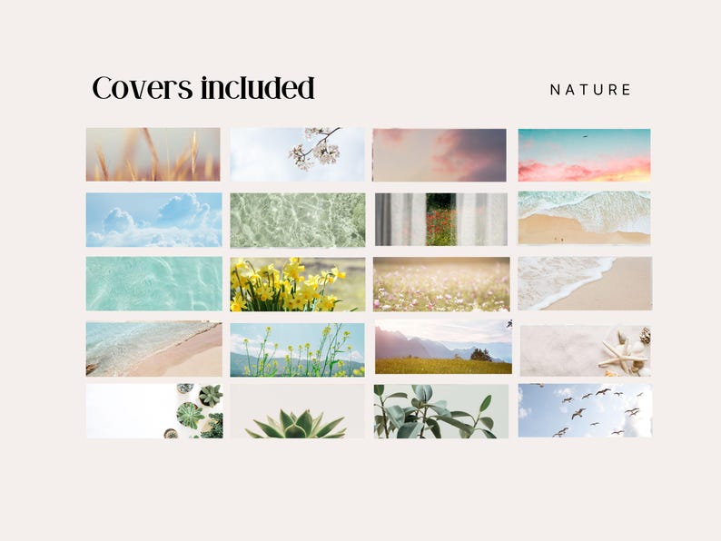 Buy Notion Covers Bundle – Minimal Covers, Banners & Dividers for ...