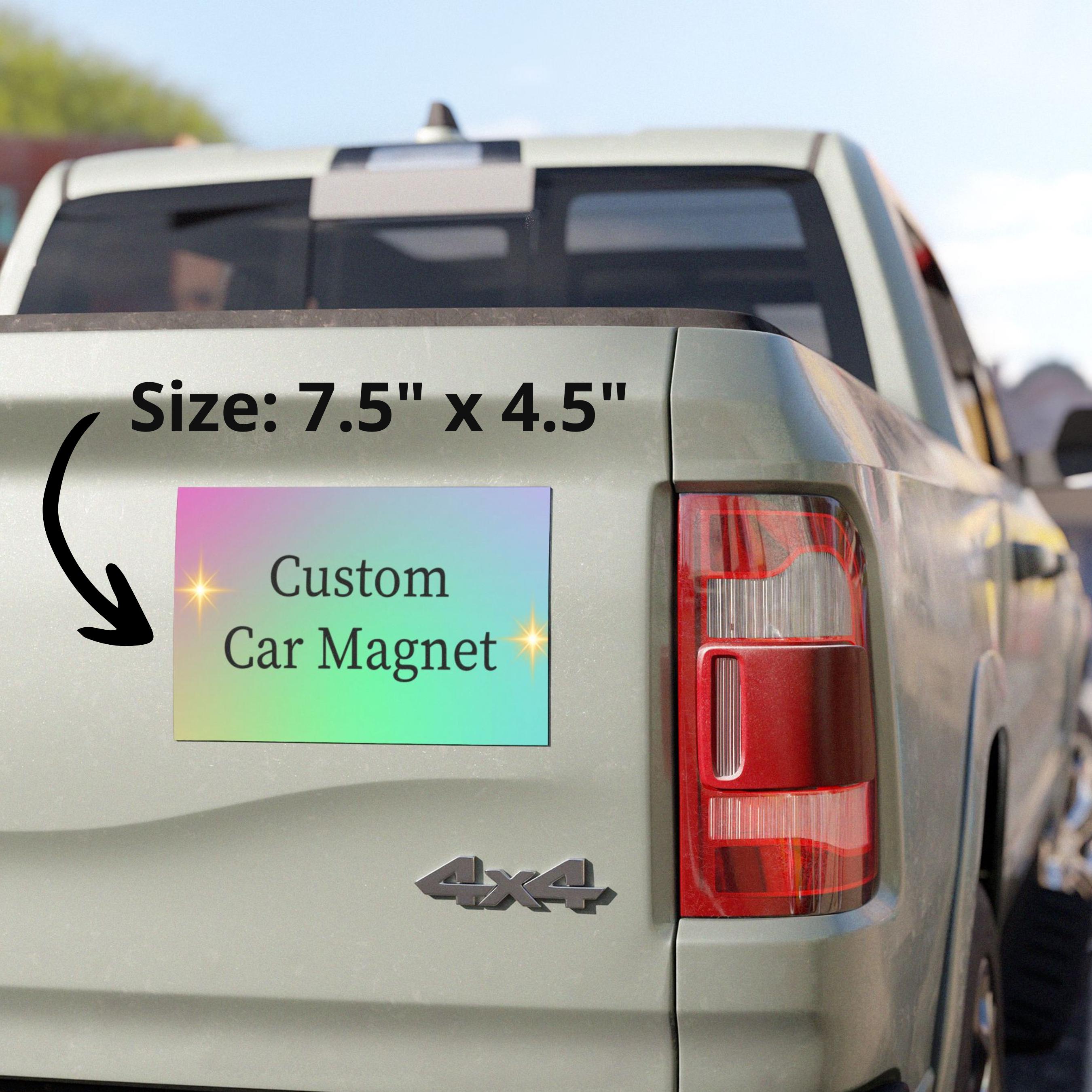 Personalized Car Magnets Magnet for Cars Custom Car Magnet Vehicle ...
