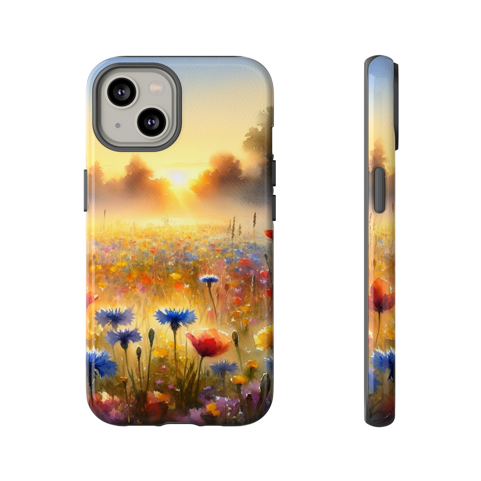 Wildflowers Phone Cases for iPhone 15 14 13 12 11 Pro Max Plus Floral ...