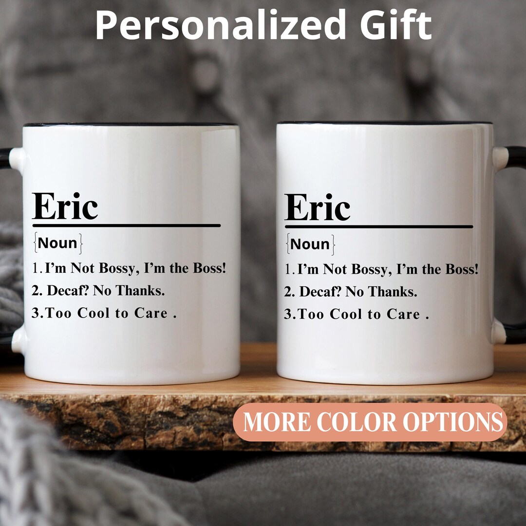 Personalized Name Definition Mug, Personalized Name Mug Custom Name Definition Coffee Mug ...