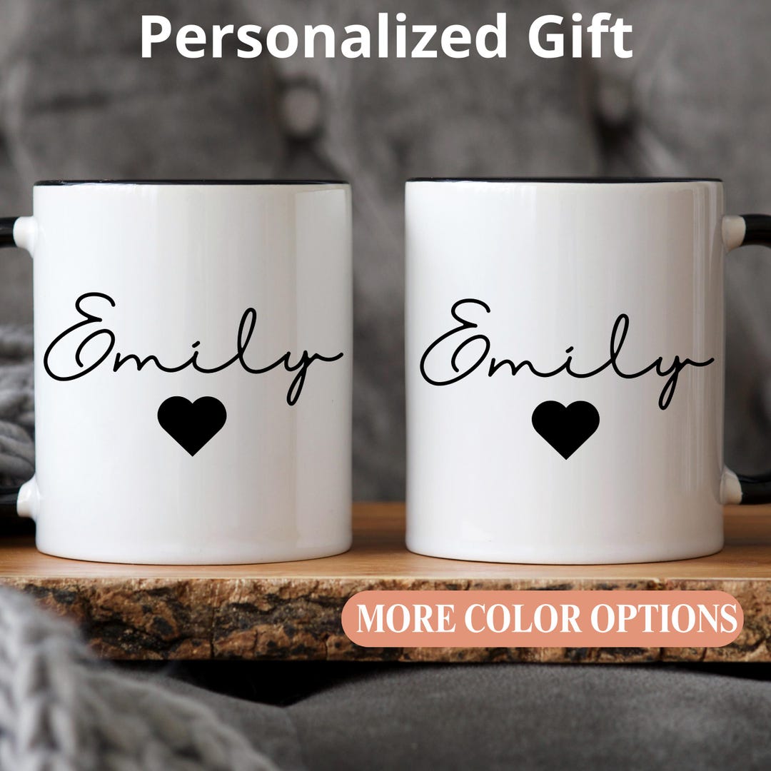 Personalized Mug, Custom Name Mug, Name Mug Personalized, Custom Coffee ...
