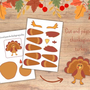 Thankful Turkey Activity, Kids Turkey Activity, Turkey Activity ...