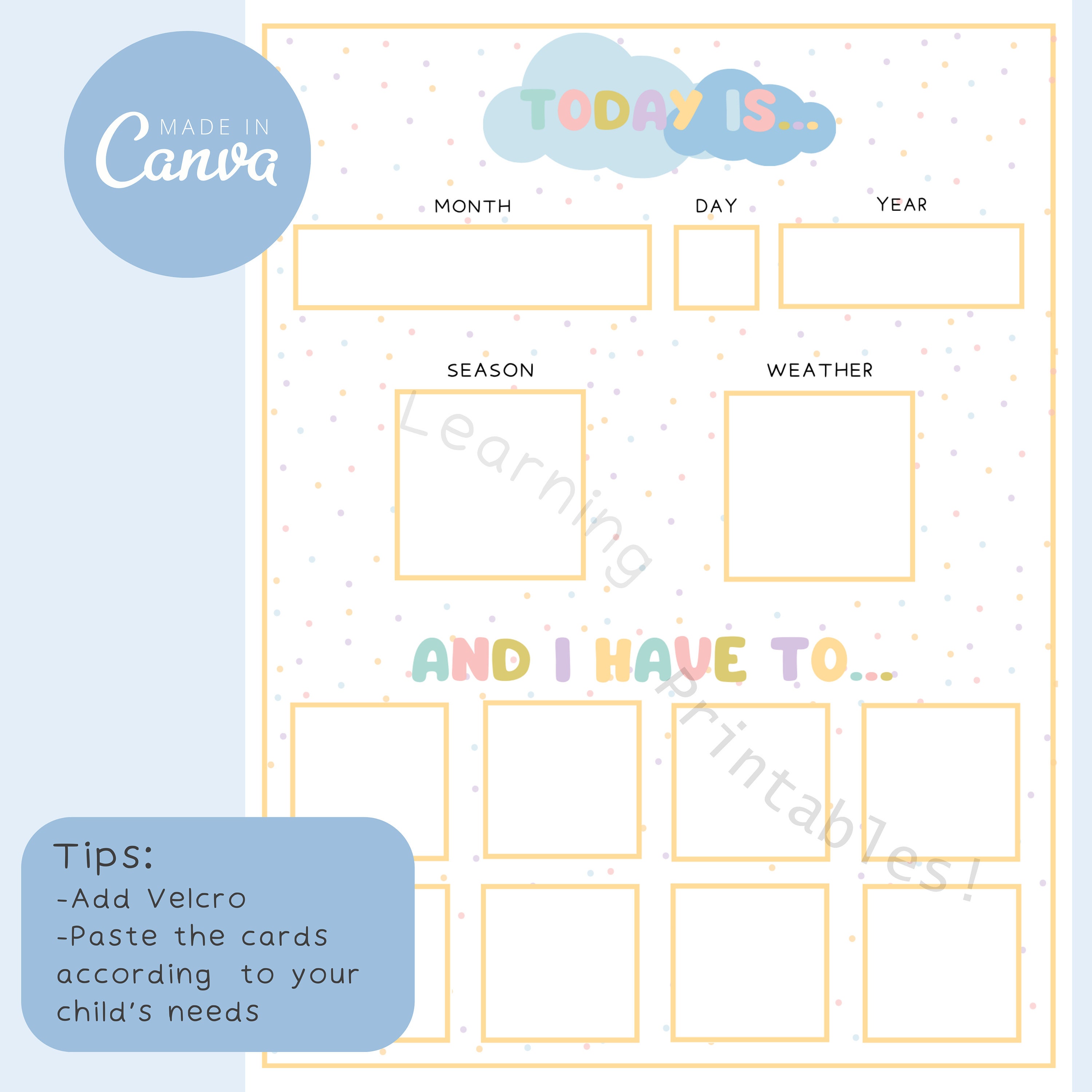 Morning Board, Weather Chart, Routine Chart Kids, Toddler Calendar ...