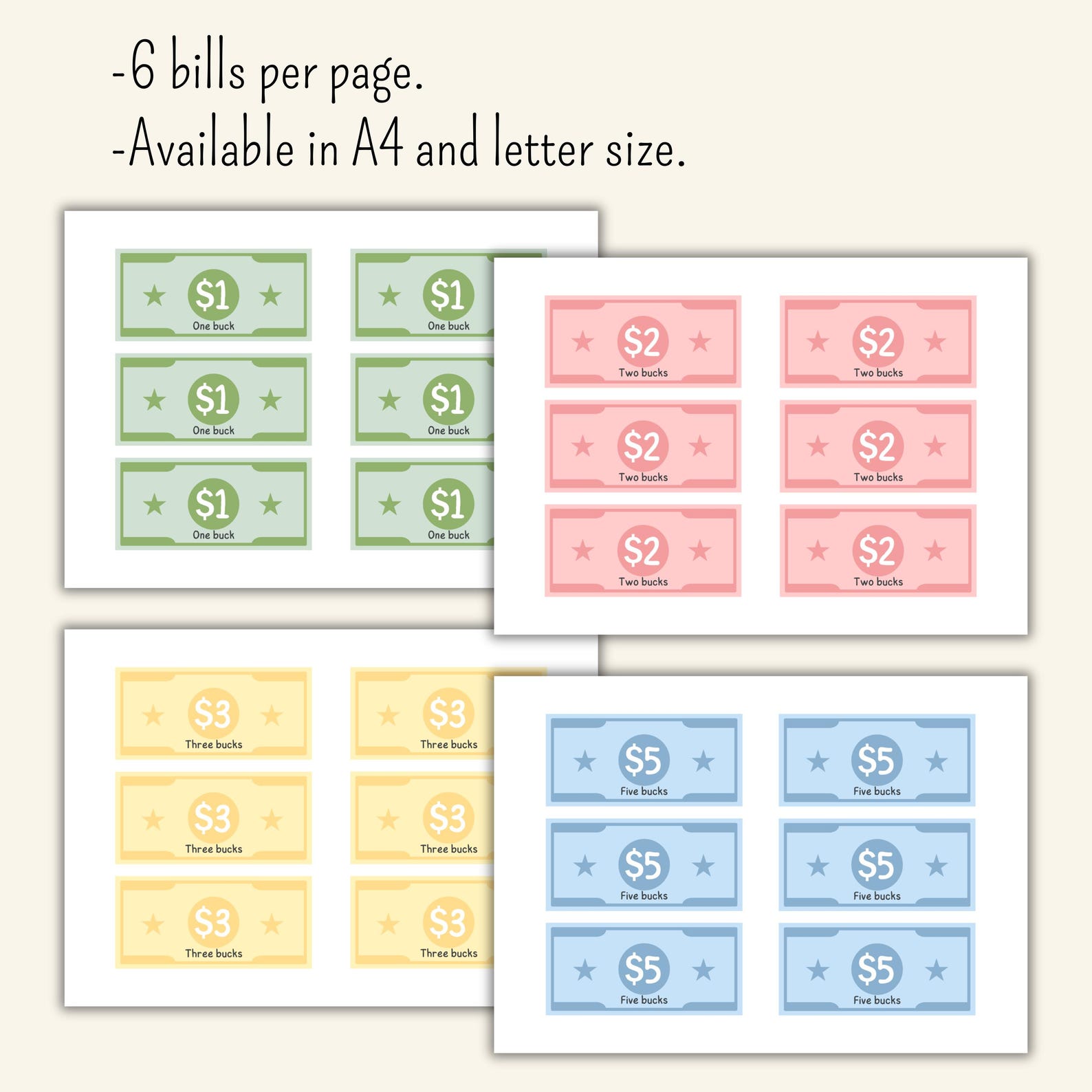 Editable Kids Reward Bucks, Mom Bucks, Chore Bucks, Reward System for ...