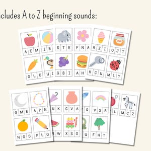 Alphabet Beginning Sounds Worksheets, Alphabet Letter Sounds Worksheet ...