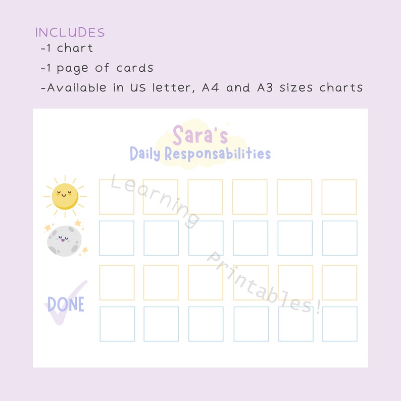 Editable Daily Routine Cards, Visual Schedule Kids, Kids Chore Chart ...